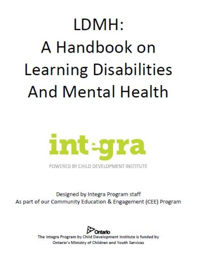 LDMH: A Handbook on Learning Disabilities and Mental Health – LD@home